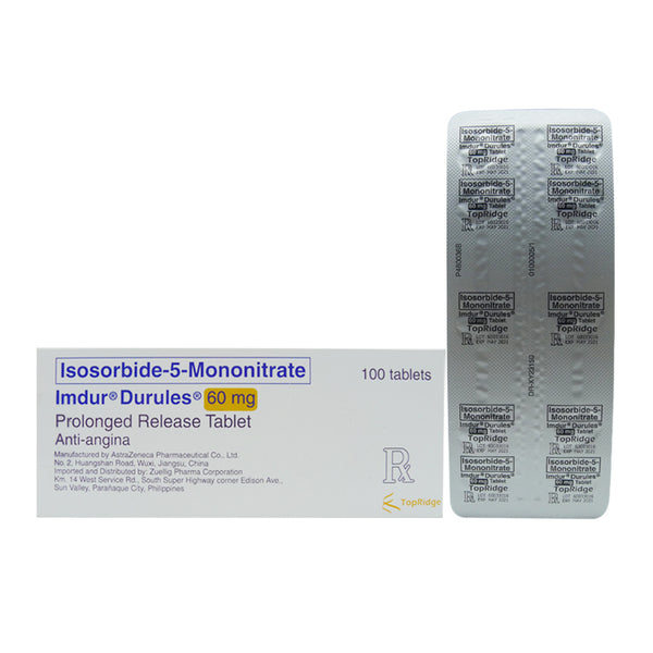 IMDUR DURULES Isosorbide Mononitrate 60mg Prolonged-Release Tablet 100 ...