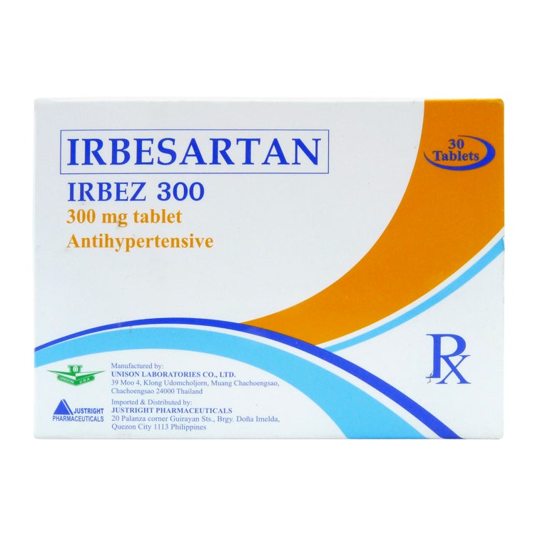 IRBEZ 300 Irbesartan 300mg Tablet 30's price in the Philippines ...