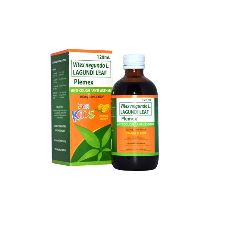 PLEMEX for KIDS Syrup 120mL - Lagundi 300mg Orange price in the ...