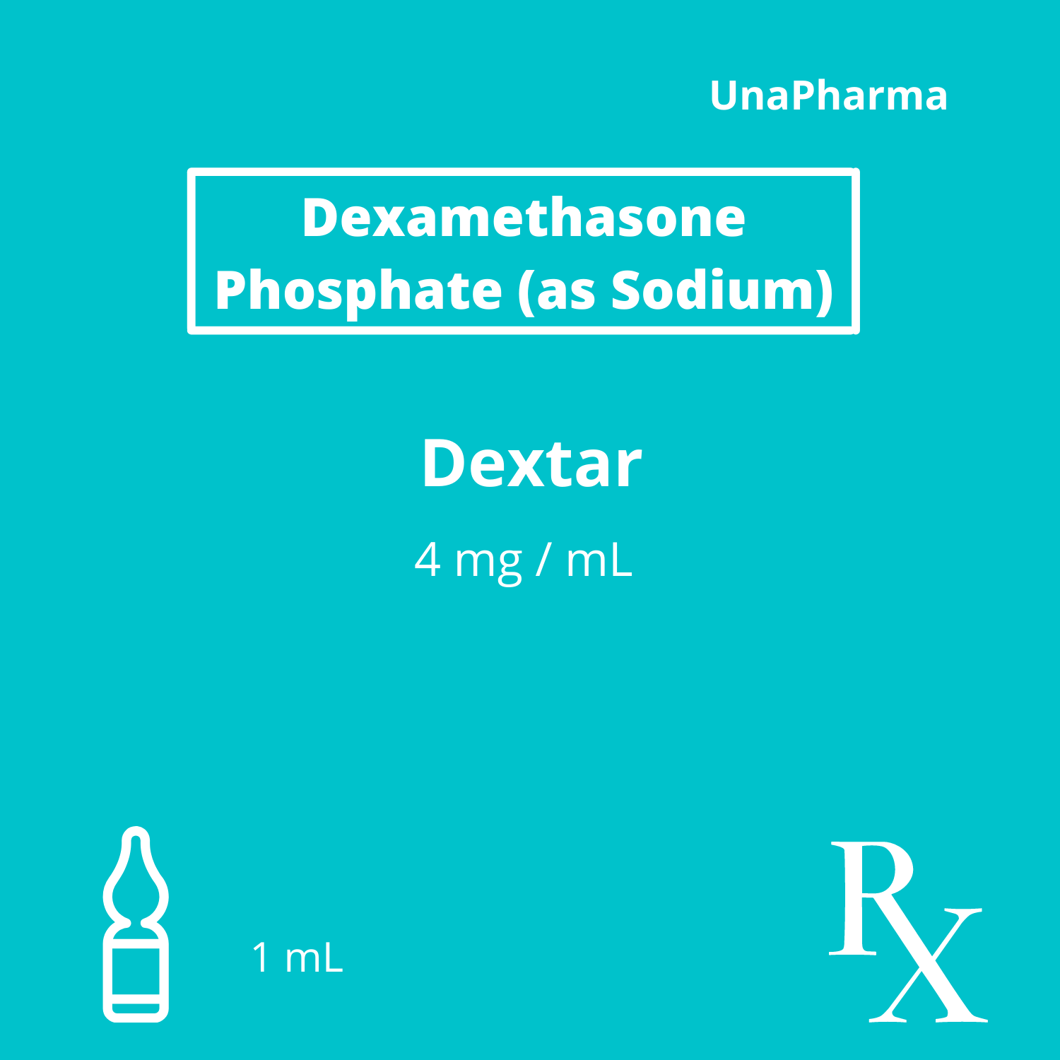 DEXTAR Dexamethasone Sodium Phosphate 4mg / mL Solution for IM/IV ...