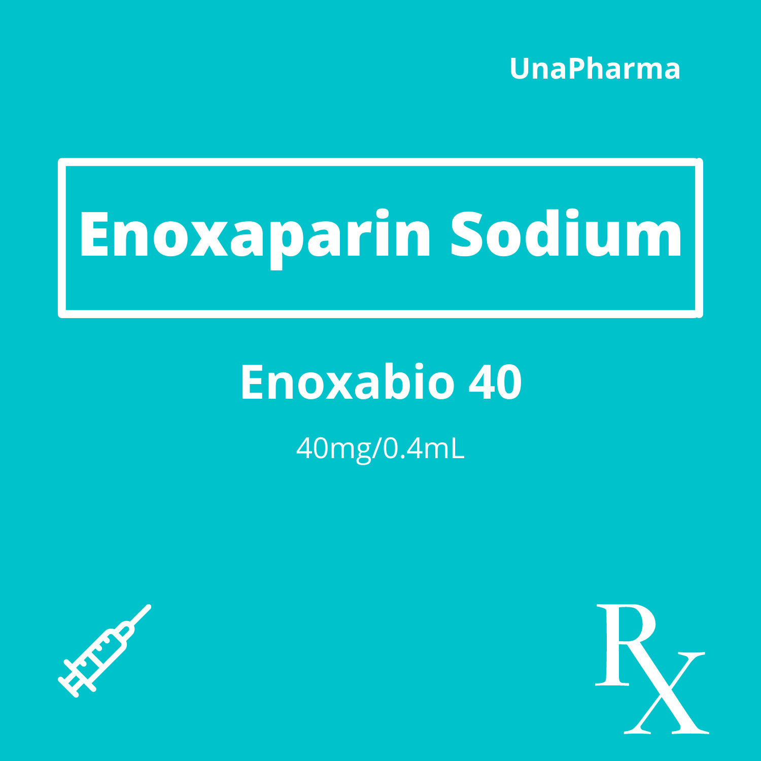 ENOXABIO 40 Enoxaparin Sodium 40mg / 0.4mL Solution for SC Injection 0 ...