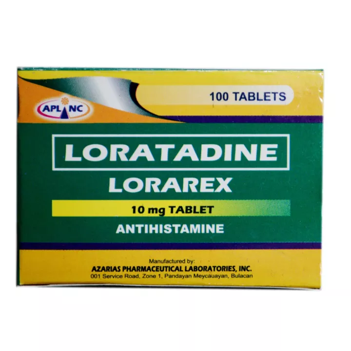 LORAREX Loratadine 10mg Tablet 100's price in the Philippines | MedsGo ...