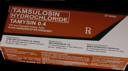 TAMYSIN 0.4 Tamsulosin Hydrochloride 400mcg Prolonged Release Tablet 30 ...