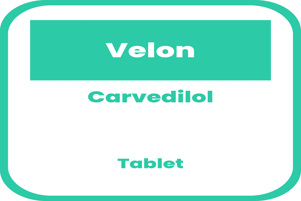 VELON Carvedilol 6.25mg Tablet 1's price in the Philippines | MedsGo ...