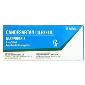 BABAPRESS-8 Candesartan Cilexetil 8mg Tablet 30's price in the Philippines | MedsGo Pharmacy