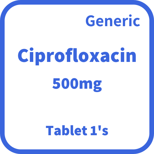 ACTIMED Ciprofloxacin 500mg Film-Coated Tablet 1's price in the ...