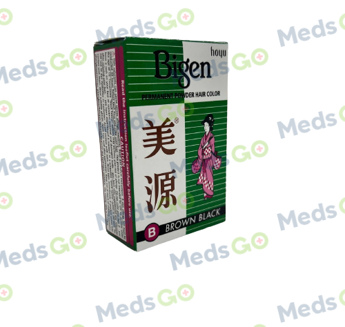 BIGEN Permanent Powder Hair Color Brown Black 6g price in the ...