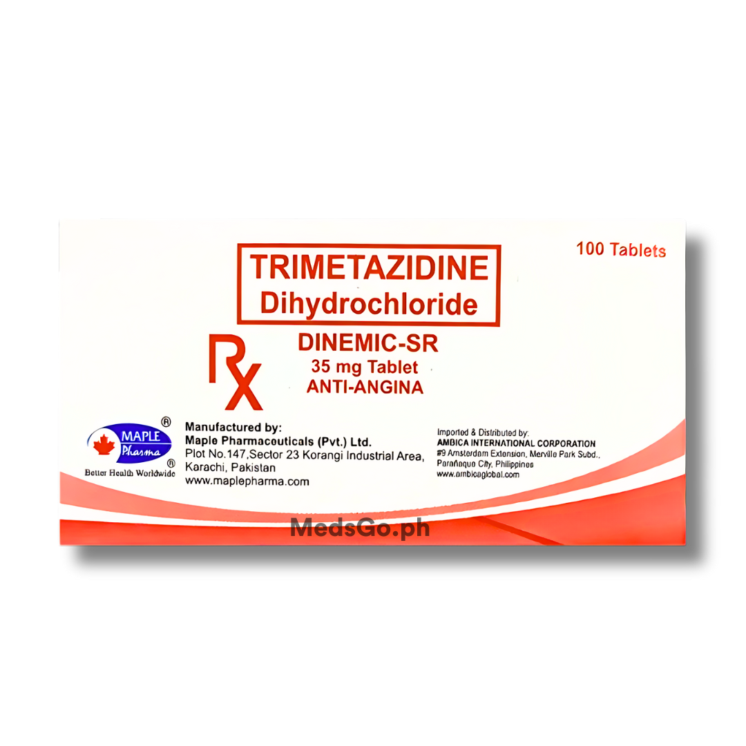 DINEMIC-SR Trimetazidine Dihydrochloride 35mg - 1 Tablet price in the ...