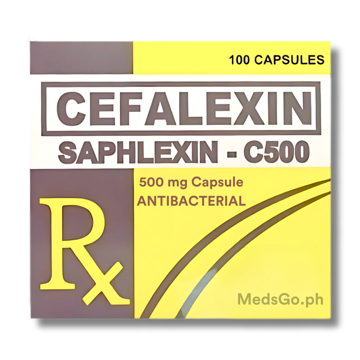 SAPHLEXIN-C500 Cefalexin Monohydrate 500mg Capsule 100's price in the ...