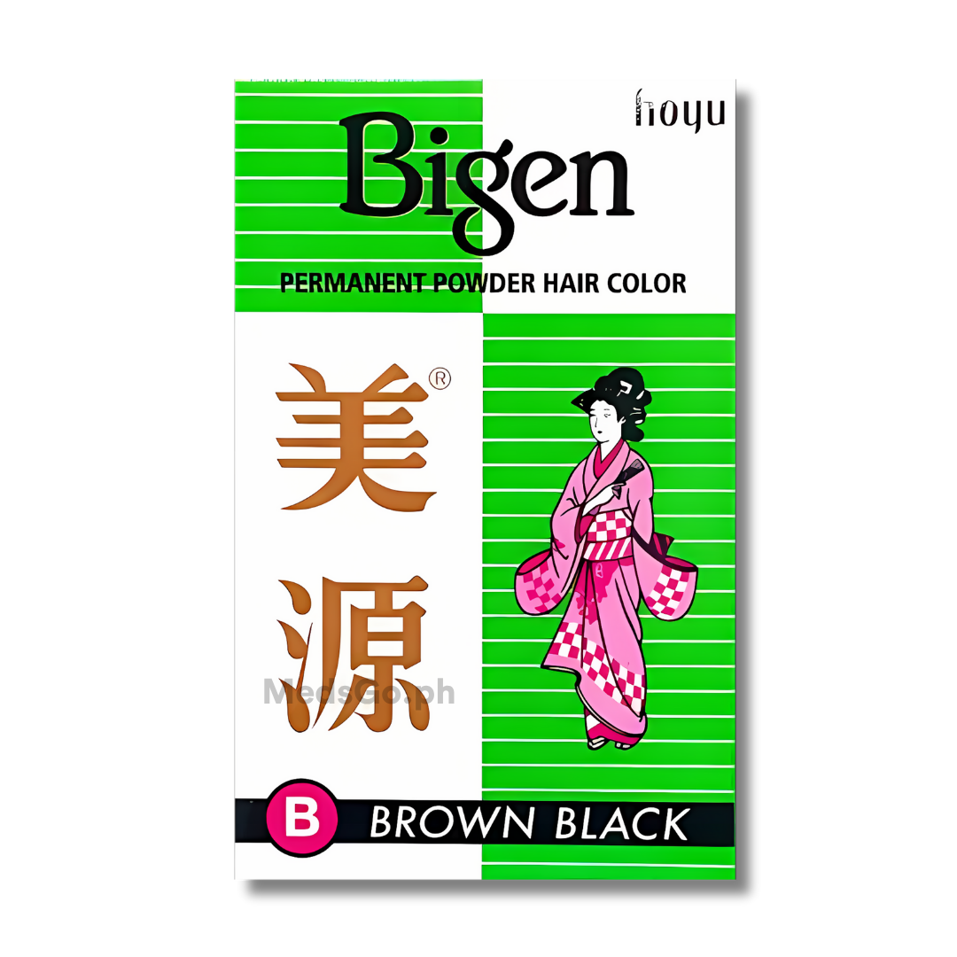 BIGEN Permanent Powder Hair Color Brown Black 6g price in the ...