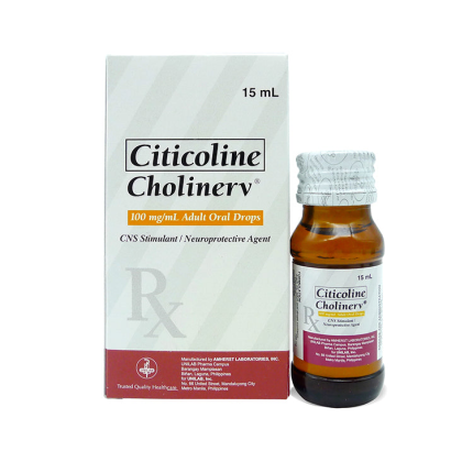 CHOLINERV Citicoline 100mg / mL Oral Drops 15mL price in the ...