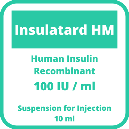 INSULATARD Human Isophane Insulin 100IU / mL Suspension for Injection 10mL price in the ...