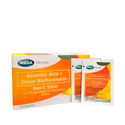 NAT-C ESTER Ascorbic Acid / Citrus Bioflavonoids 1g / 25mg Oral ...