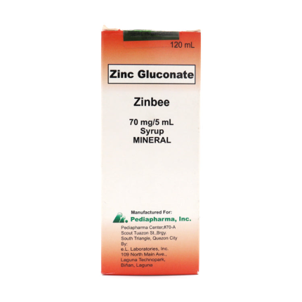 ZINBEE Zinc Gluconate 10mg Chewable Tablet 100's price in the Philippines | MedsGo Pharmacy