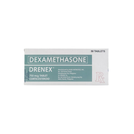 DRENEX Dexamethasone 750mcg Tablet 1's price in the Philippines ...
