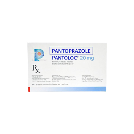 PANTOLOC Pantoprazole 20mg Enteric-Coated Tablet 1's price in the Philippines | MedsGo Pharmacy