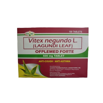 CAFGARD FORTE Vitex Negundo L. (Lagundi Leaf) 600mg Tablet 100's price ...