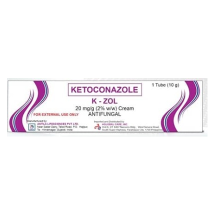 K-ZOL Ketoconazole 20mg / g (2.0%) Cream 10g price in the Philippines ...