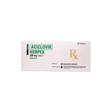 HERPEX Aciclovir 200mg Tablet 1's price in the Philippines | MedsGo ...