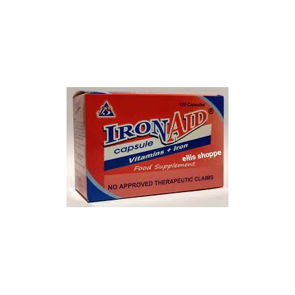 IRONAID Vitamins / Iron Capsule 100's price in the Philippines | MedsGo ...