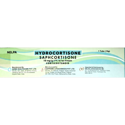 SAPHCORTISONE Hydrocortisone 1.0% Cream 15g price in the Philippines ...