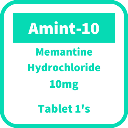 AMINT-10 Memantine Hydrochloride 10mg Film-Coated Tablet 1's price in ...