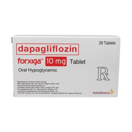 FORXIGA Dapagliflozin 10mg - 1 Tablet price in the Philippines | MedsGo Pharmacy