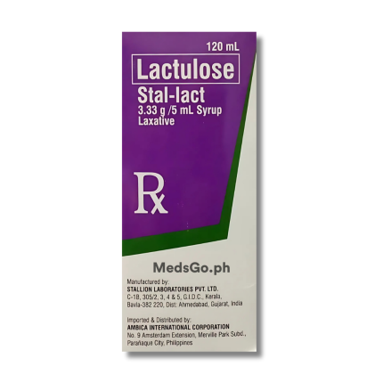 STAL-LACT Lactulose 3.33g / 5mL Laxative Syrup 120mL price in the Philippines | MedsGo Pharmacy
