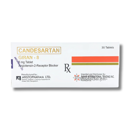 GIRAN-8 Candesartan 8mg - 1 Tablet price in the Philippines | MedsGo ...