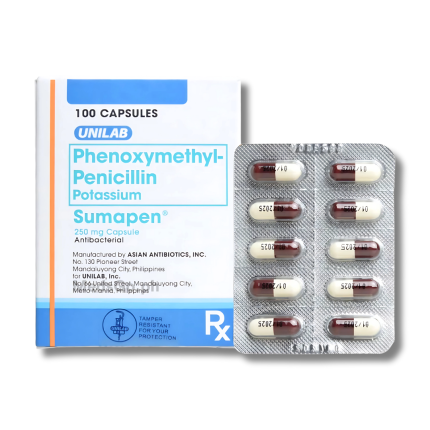SUMAPEN Phenoxymethylpenicillin Potassium 250mg Capsule 1's price in ...
