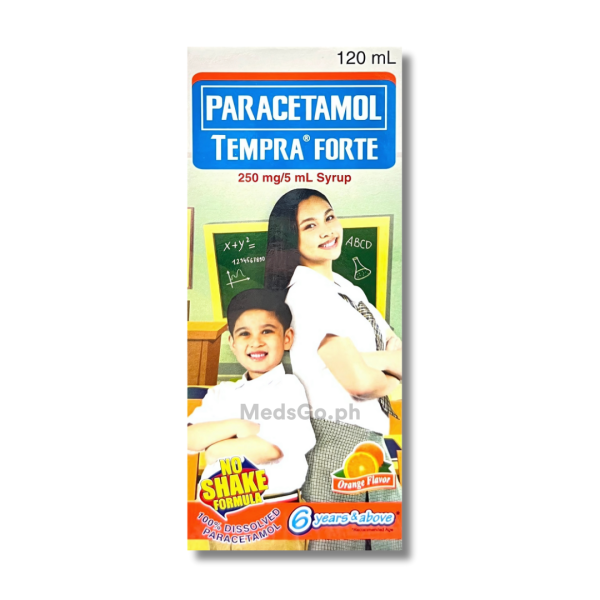 TEMPRA FORTE Paracetamol 250mg / 5mL Syrup 120mL Orange price in the ...