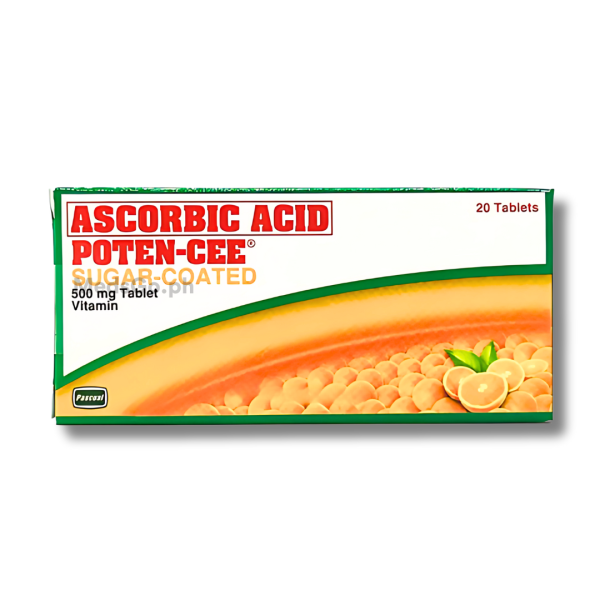 POTEN-CEE Ascorbic Acid 500mg Sugar-Coated Tablet 1's price in the ...